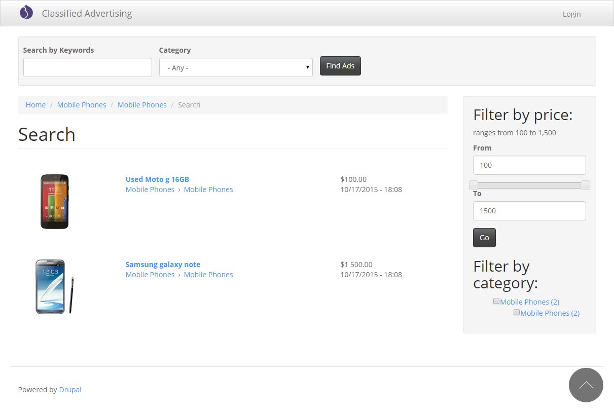 Classified advertising | Drupal.org